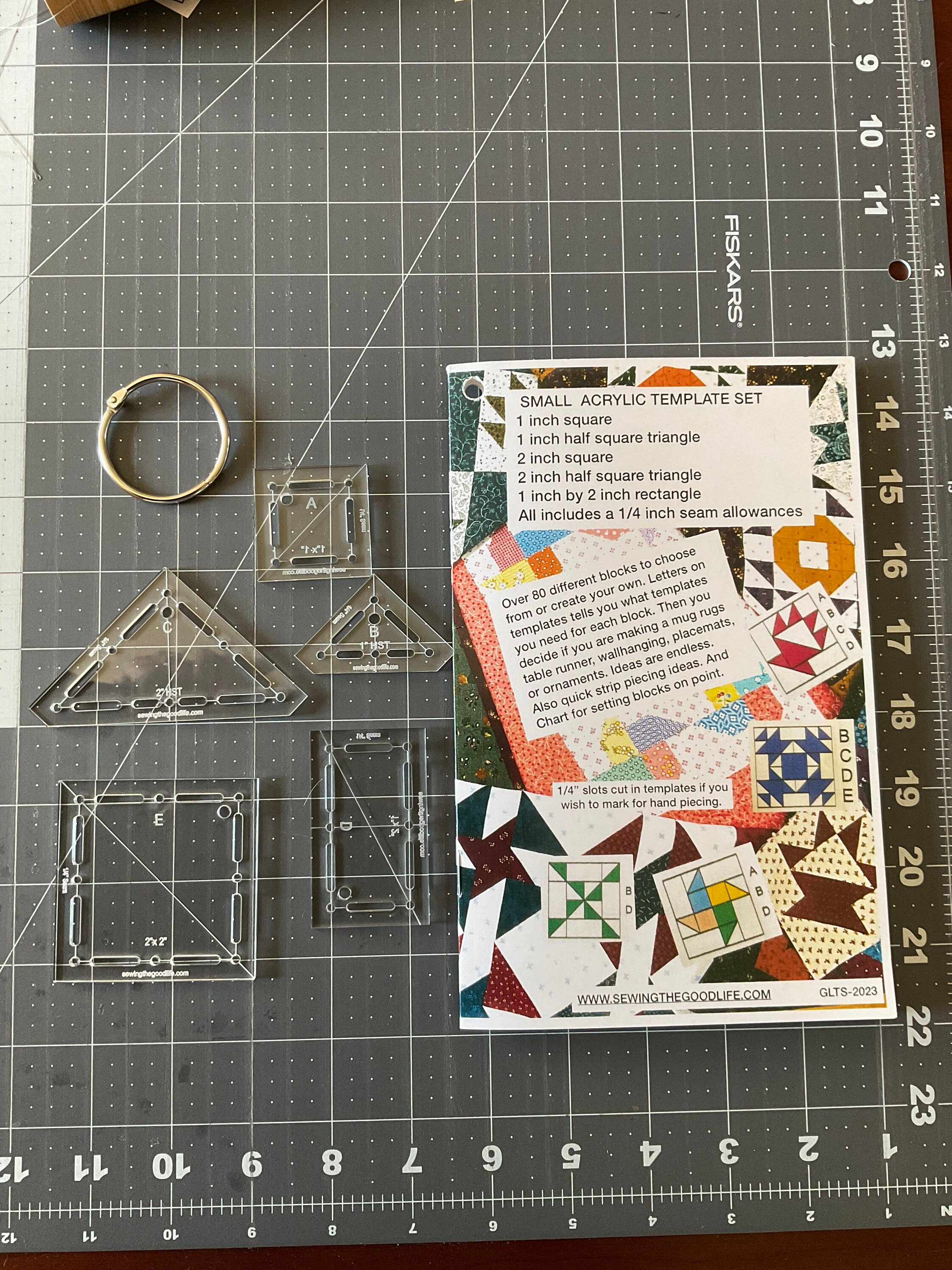 Small Acrylic Template Set With Book. - Etsy