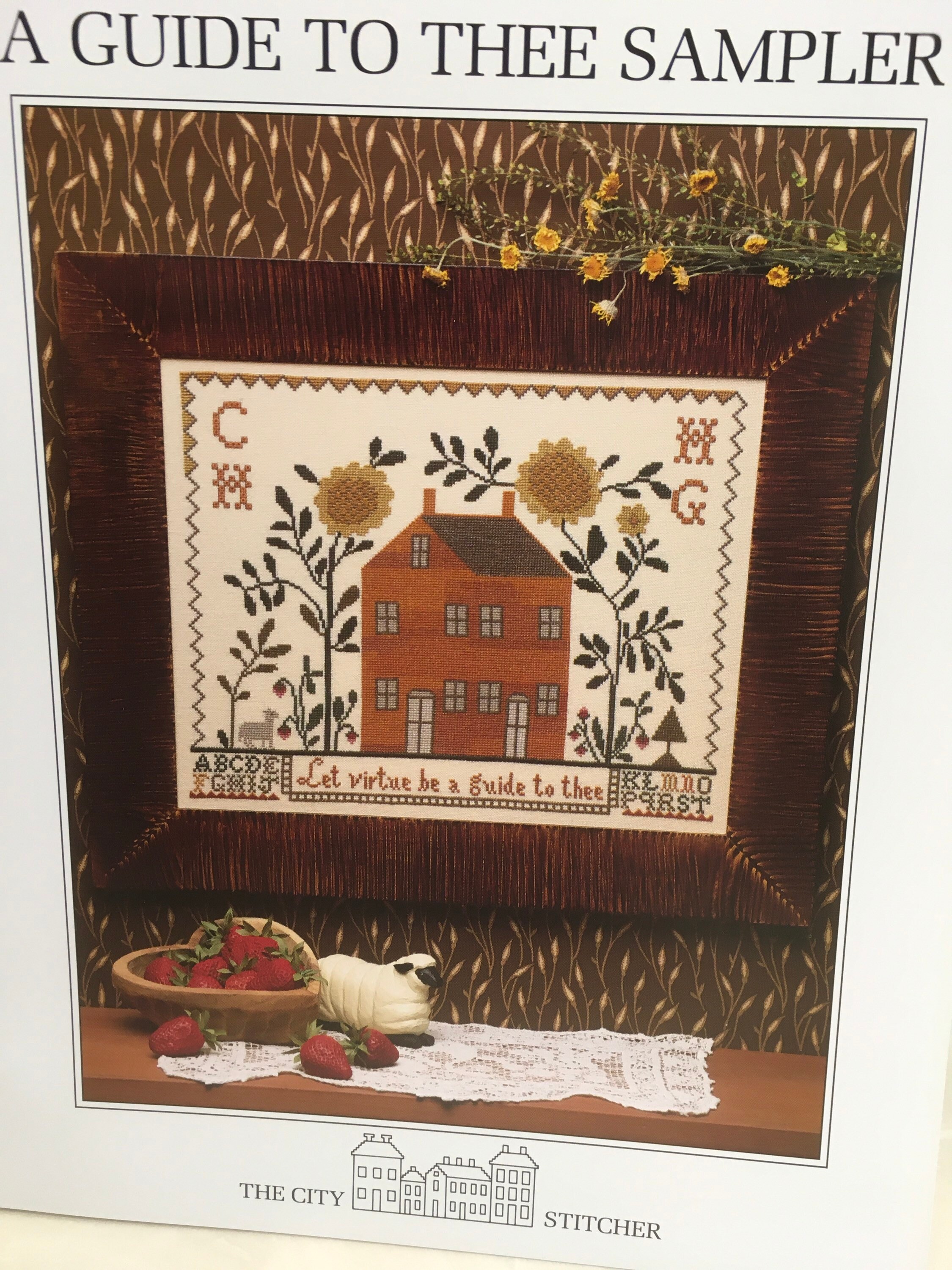 A Guide to Thee Sampler Cross Stitch Chart by the City Stitcher Janet ...