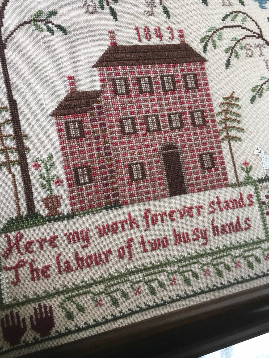 Weeping Tree Sampler Cross Stitch Chart by the City Stitcher - Etsy