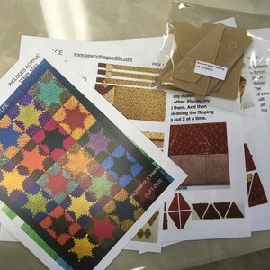 Solace Quilt Pattern With Acrylic Templates - Etsy