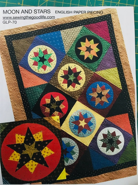 Moon and Stars English Paper Piecing Kit | Etsy