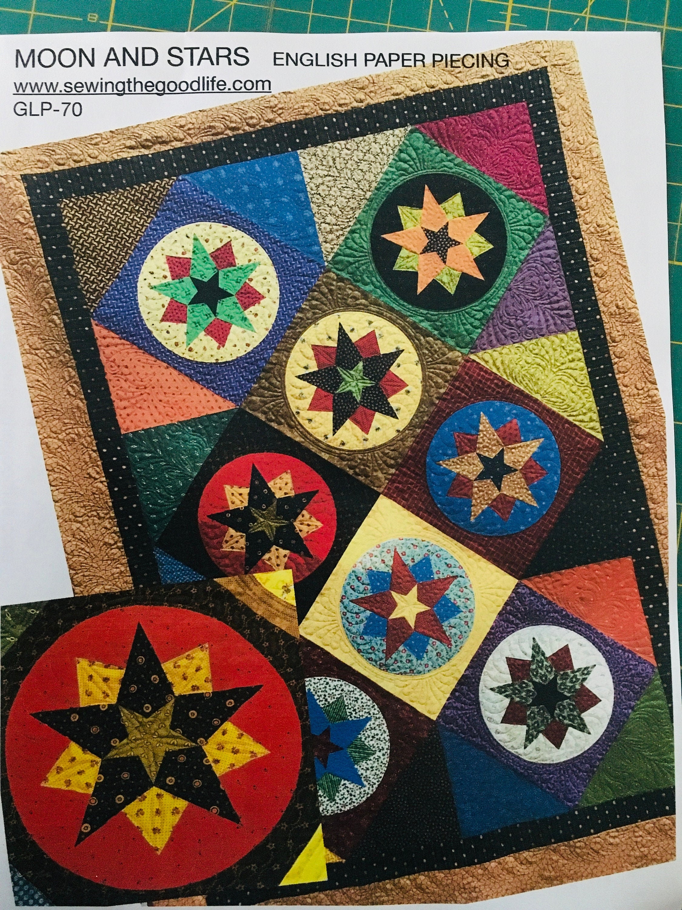 Moon and Stars English Paper Piecing Kit - Etsy