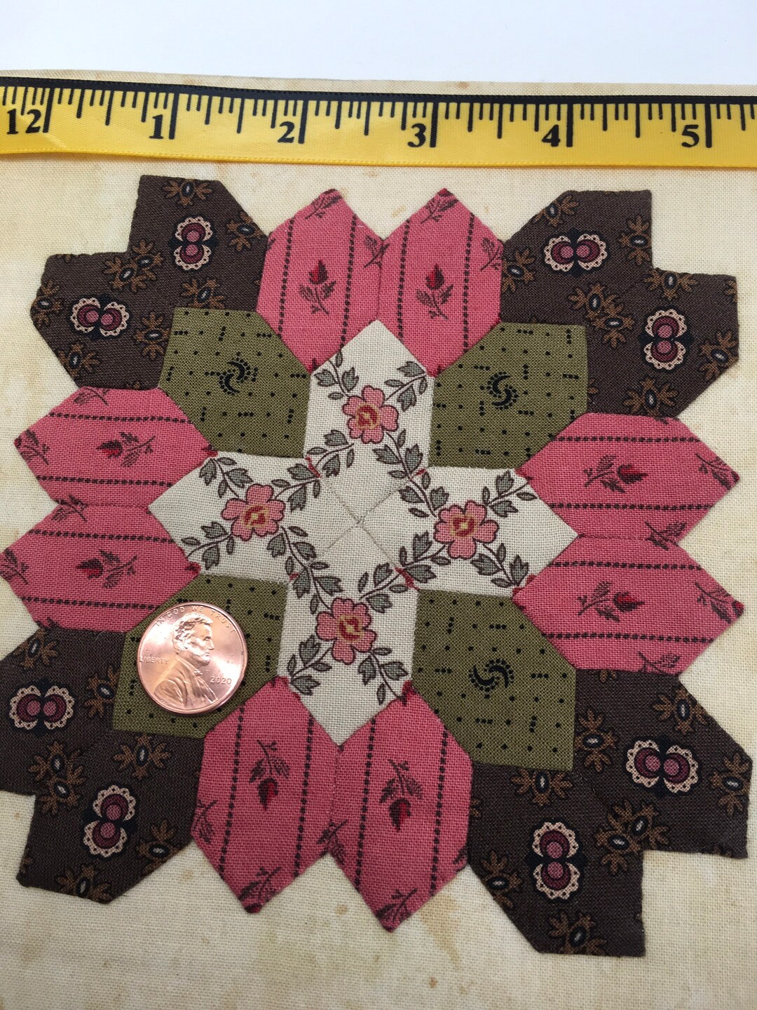 Honeycombs 5/8” Mini Lucy Boston Block English Paper Pieced. 5/8 ...