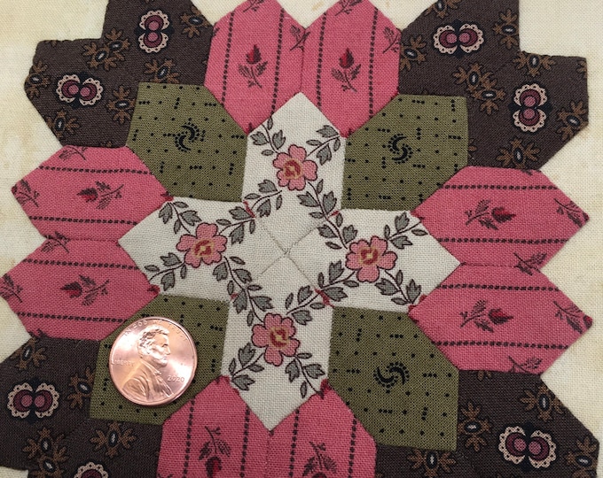 Honeycombs 5/8” Mini Lucy Boston Block English Paper Pieced. 5/8 ...