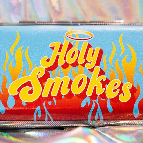 Angel Blue Holy Smokes Cigarette Case - Etsy