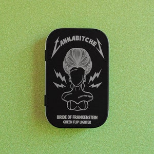 Green Bride of Frankenstein Flip Torch Lighter - Etsy