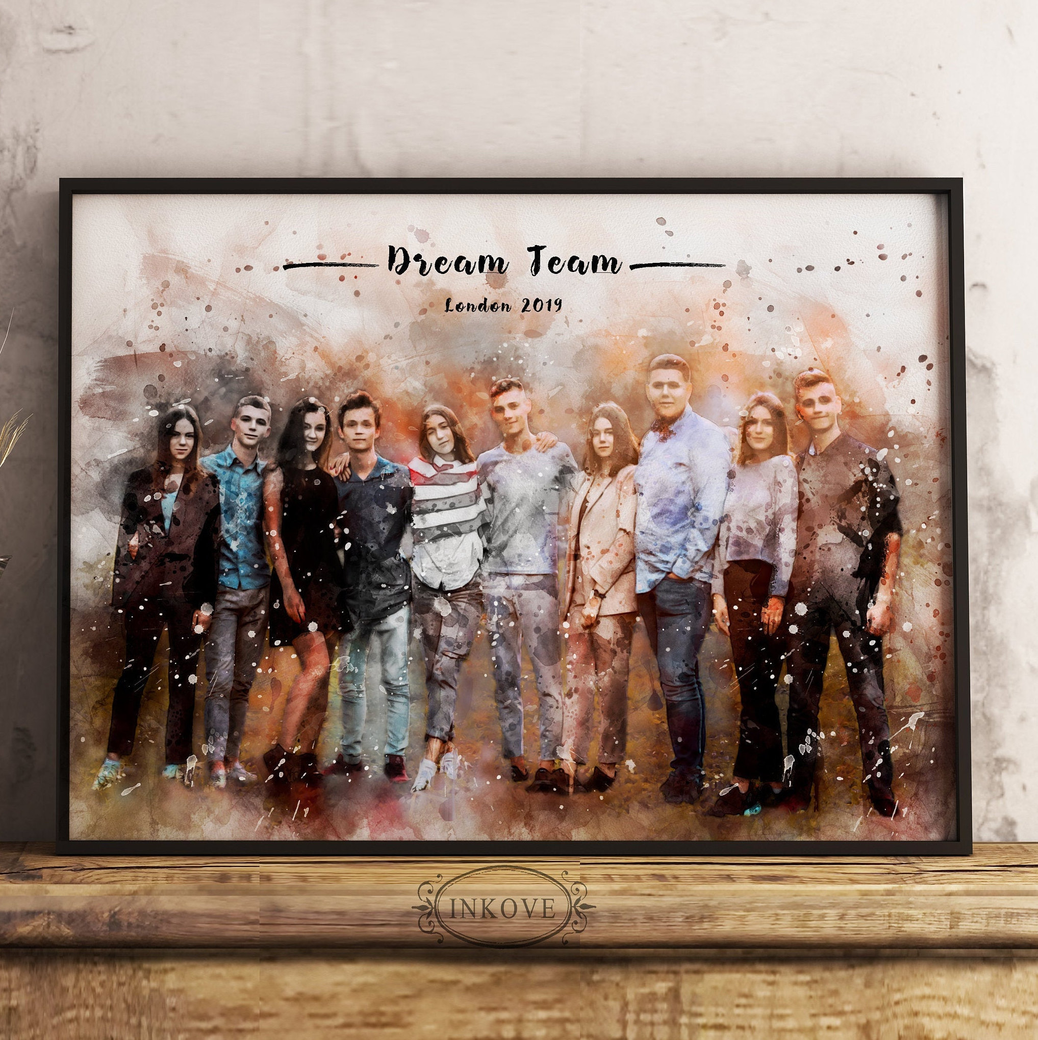 Digital Personalised Digital Custom Art Art & Collectibles Drawing ...