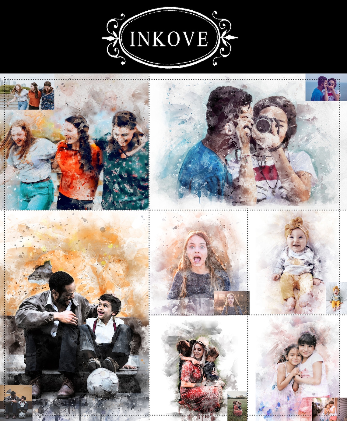 Personalised Digital Art Print Custom Portrait - Etsy UK