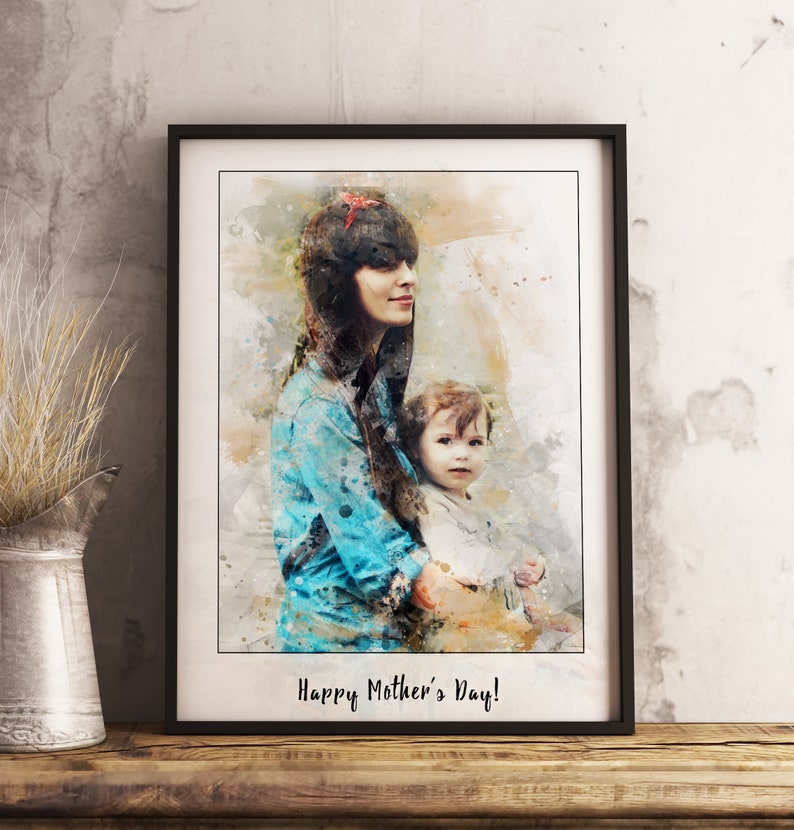 Personalised Digital Art Print | Group Portrait Family Portrait ...