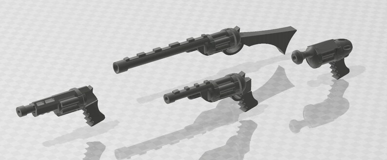 28mm Heroic Scale Weapon Pack (wild West Themed) - Etsy