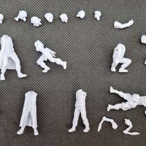 32mm Scale Post Apocalyptic Bandit Figures Set of 7 - Etsy