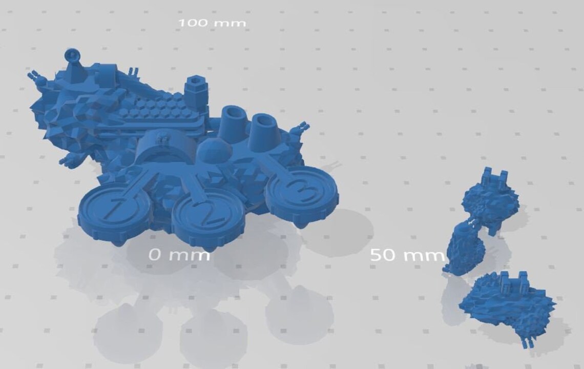 Space Station STL for 3D Printing Suitable for A Billion Suns or Other ...