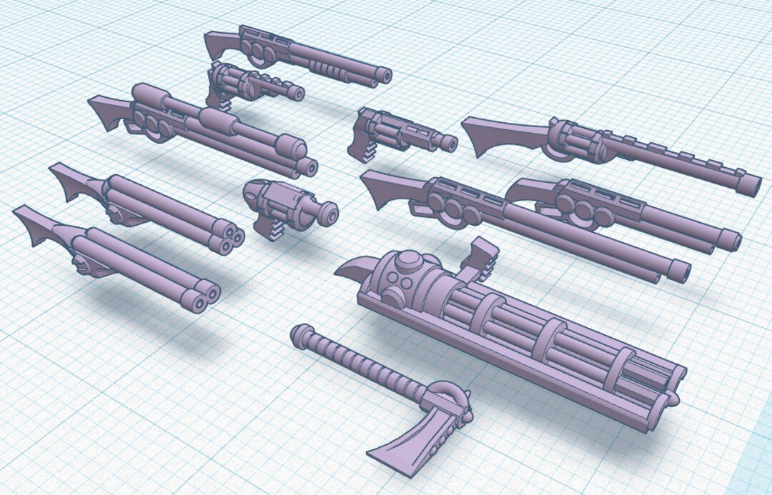 28mm Heroic Scale Weapon Pack (wild West Themed) - Etsy