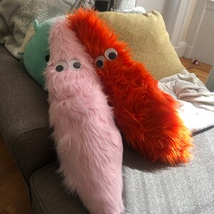 3ft Long Worm on a String Plush Limited Quantity - Etsy