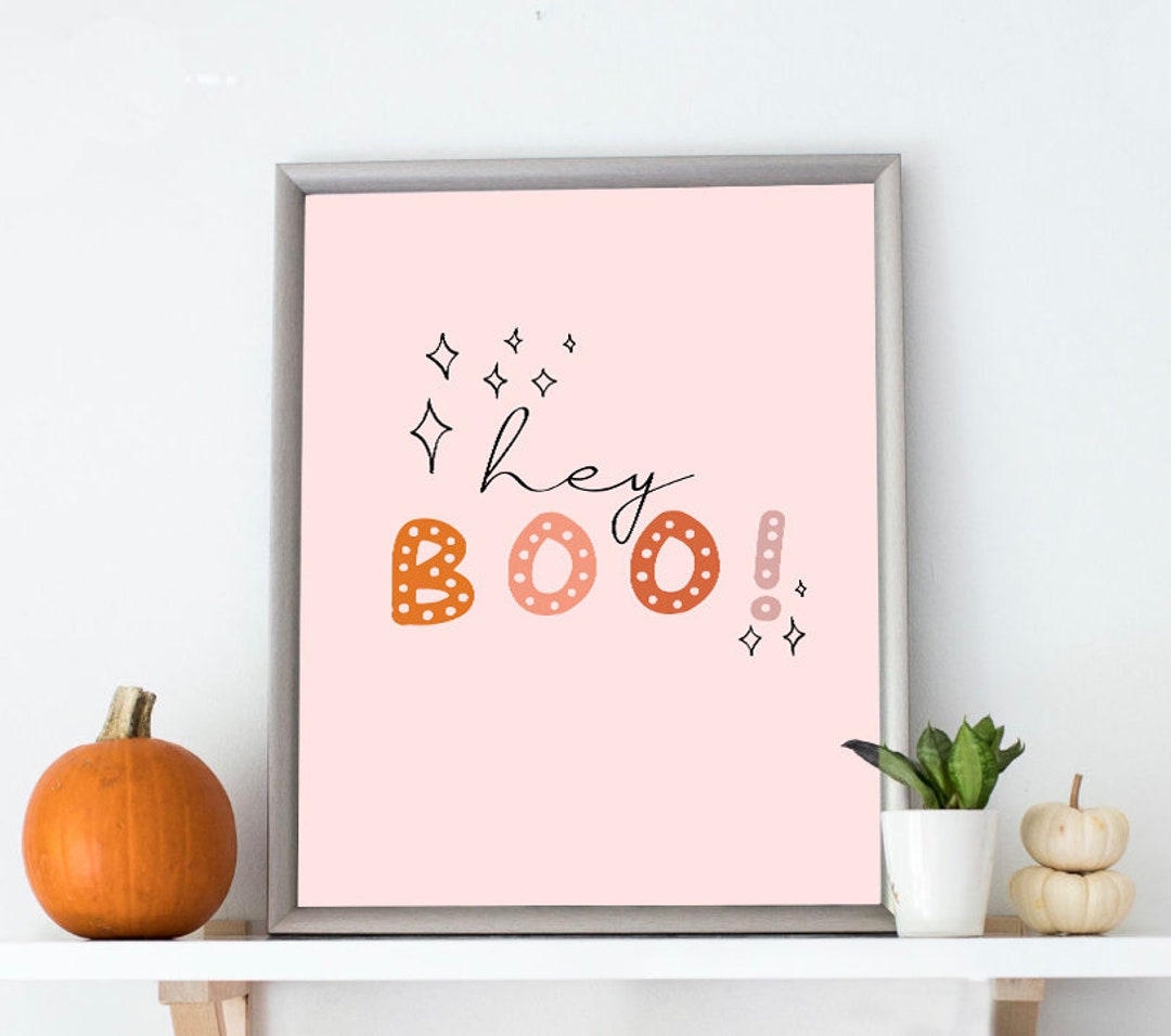 Halloween Poster, Holiday Art, Digital Download, Printable, Graphic ...