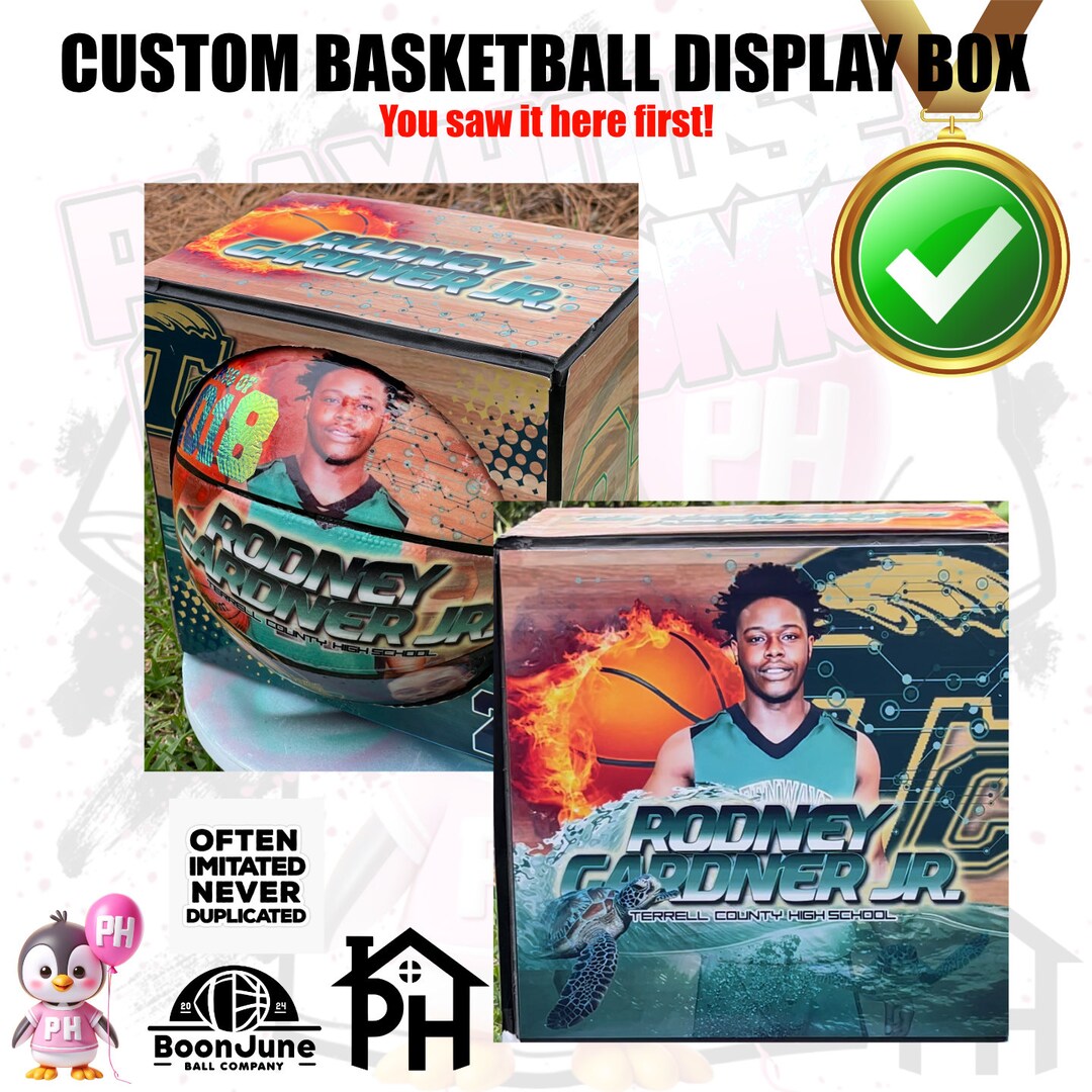 Custom Basketball Display Box - Etsy