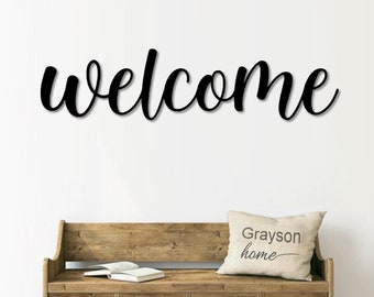 Welcome Word Art | Etsy