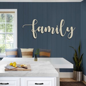Rustic Metal Family Sign - Housewarming Gift - Farmhouse Decor - Custom ...