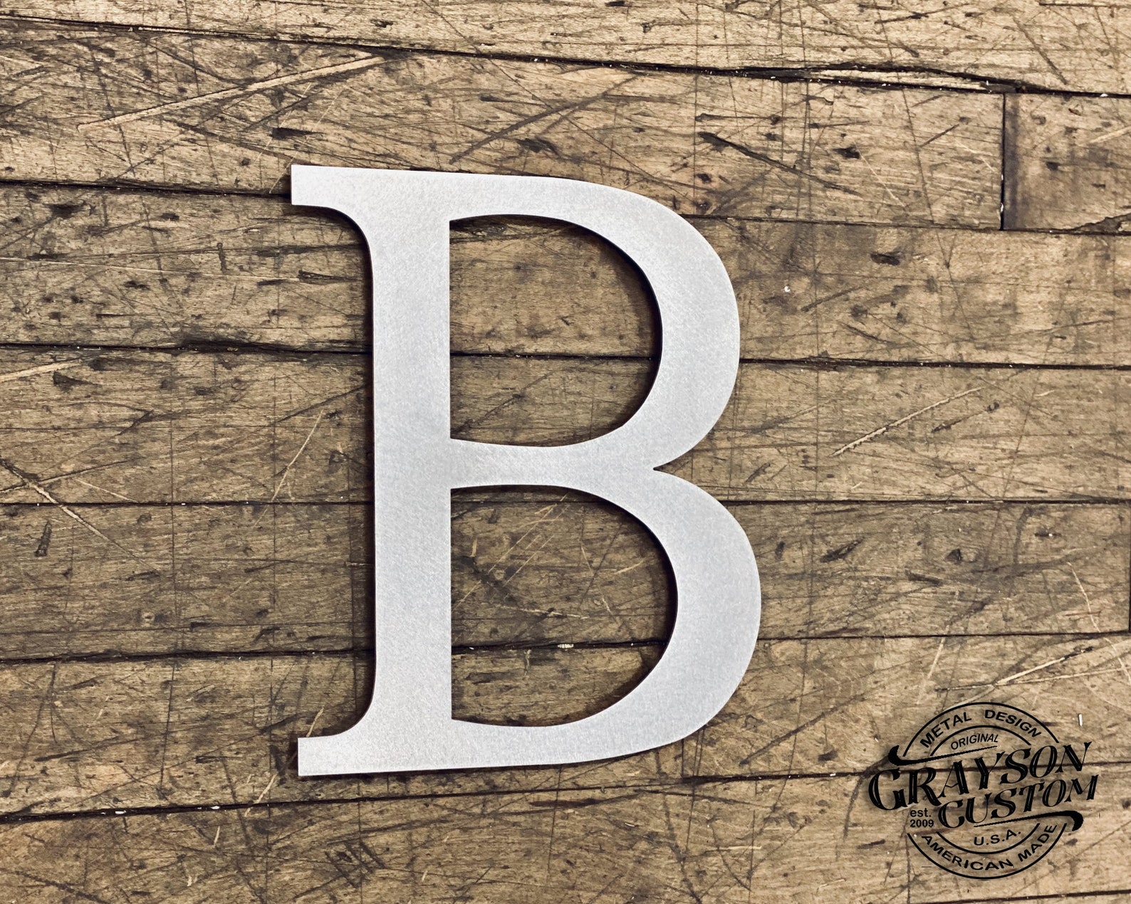 Large Metal Letter Modern Farmhouse Decor Rustic Metal | Etsy