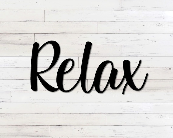 Relax Word Art