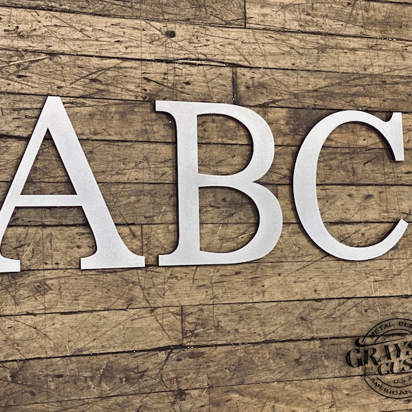 Metal Letter C - Etsy