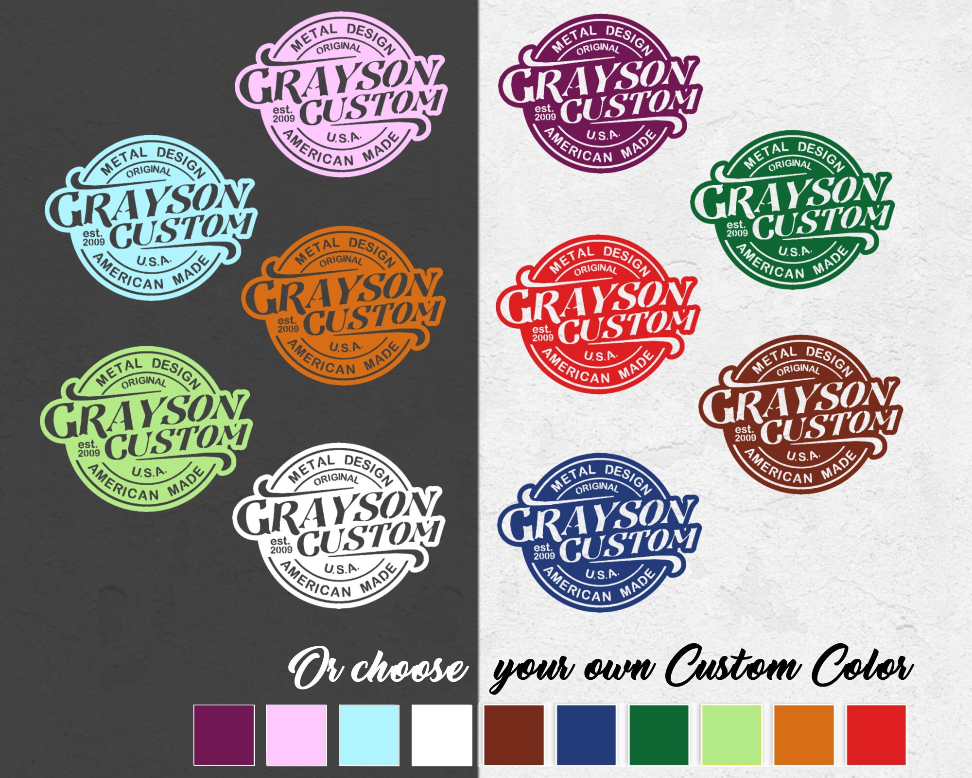 Custom Personalized Infinity Script Sign Metal Wall Art | Etsy