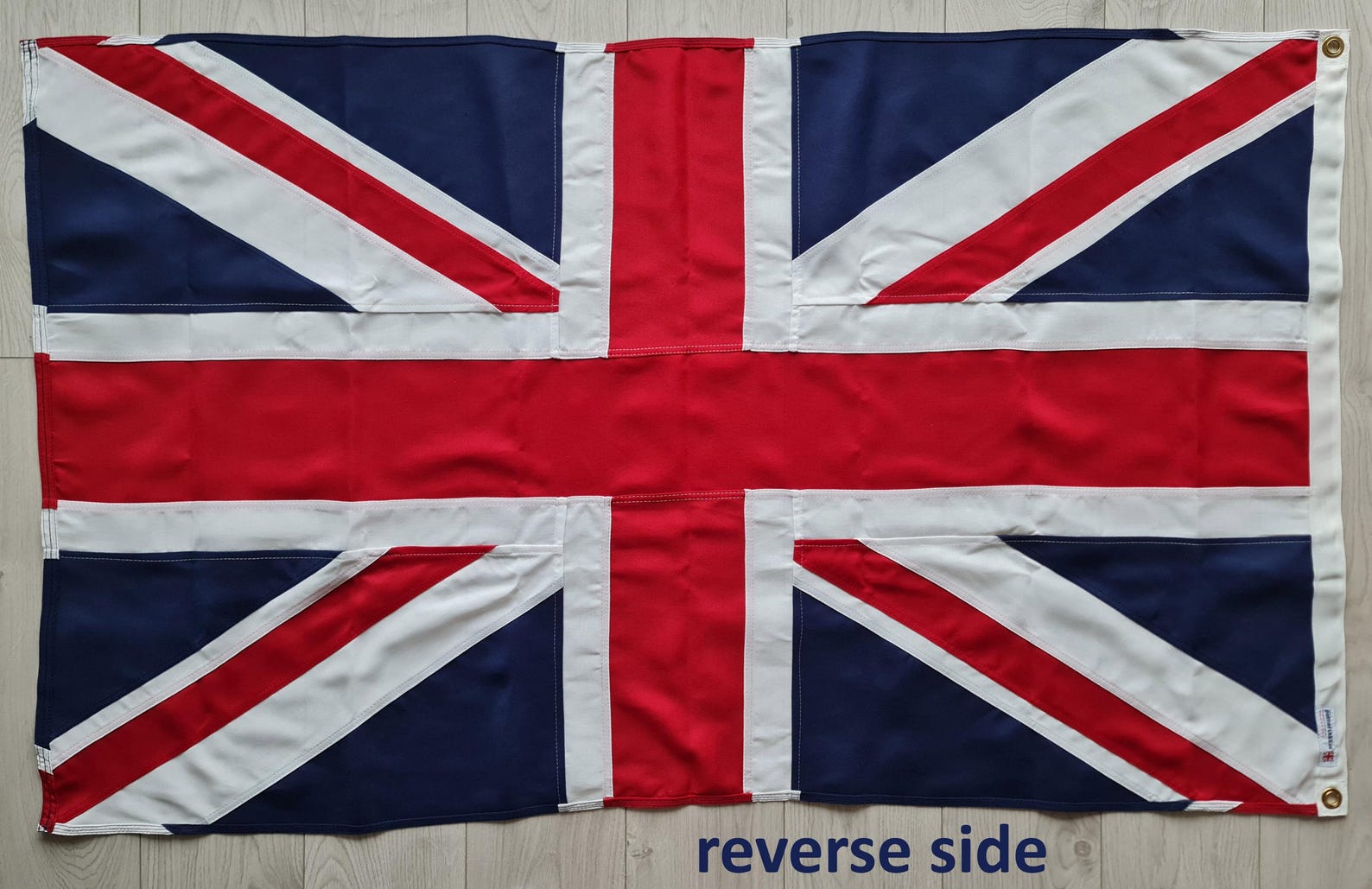 5x3ft Union Flag Great Britain Hand Sewn Made in UK Woven Mod Cotton ...