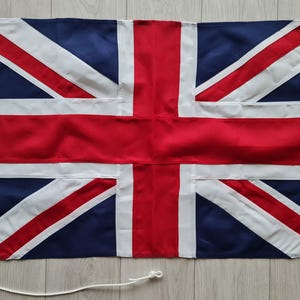 Union Jack Sewn Stitched Premium Flag 3x2ft Rope and Toggled Mod ...