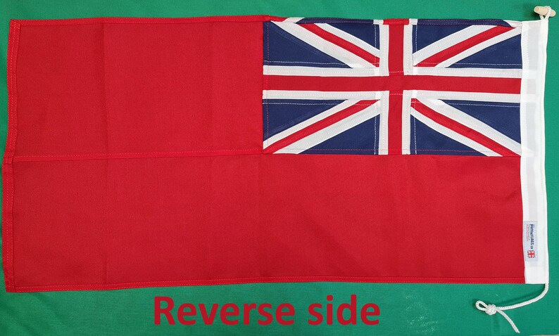 Red Ensign Flag Traditionally Sewn Mod Approved Woven Polyester Fabric ...