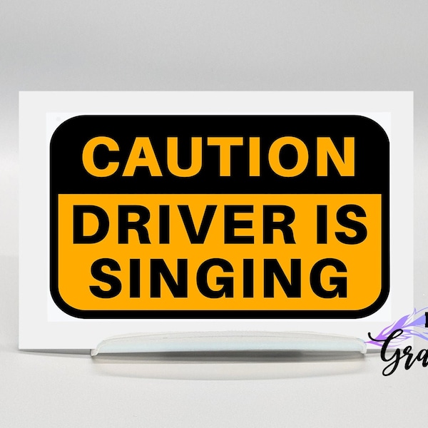 Funny Warning Driver Decal - Etsy