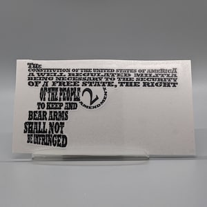 2nd Amendment Car Decal, Patriotic Sticker, Constitutional Rights ...
