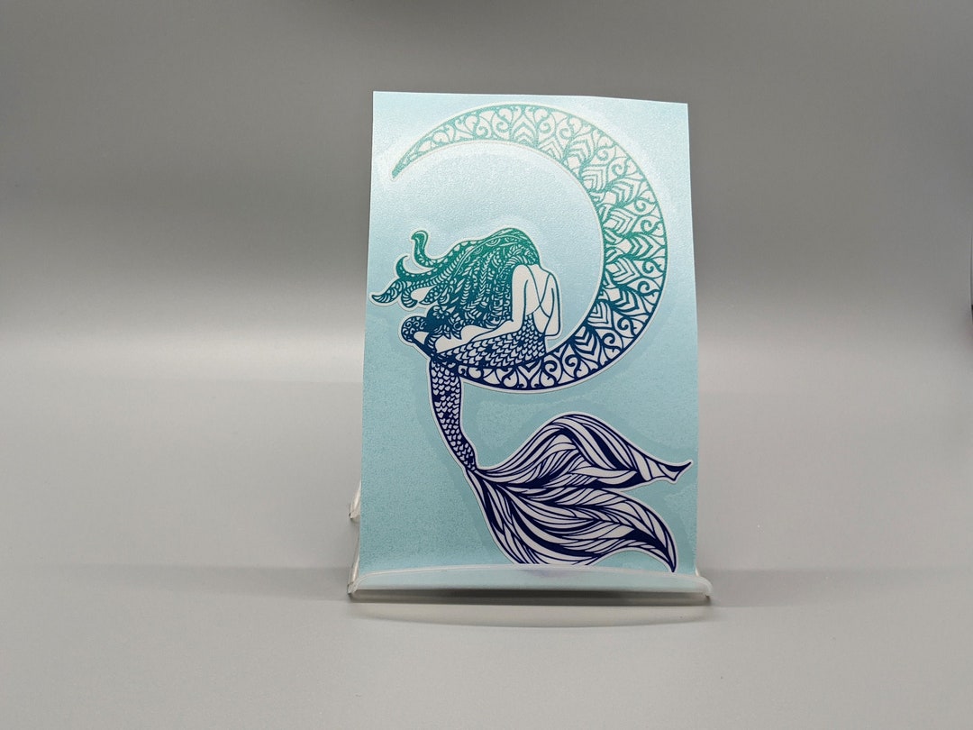 Mermaid Vinyl Decal - Mermaid Sticker - Etsy