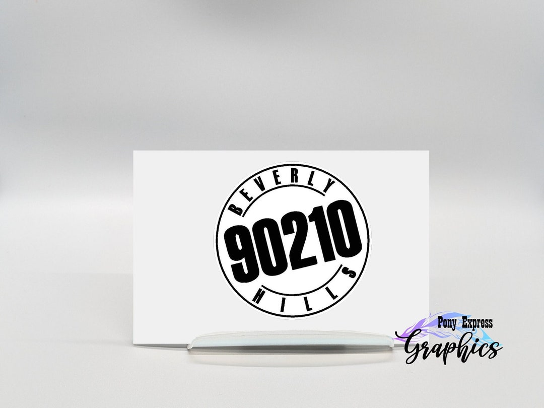 Beverly Hills 90210 Sticker, Throwback to the 90s Decal, Retro Journal ...