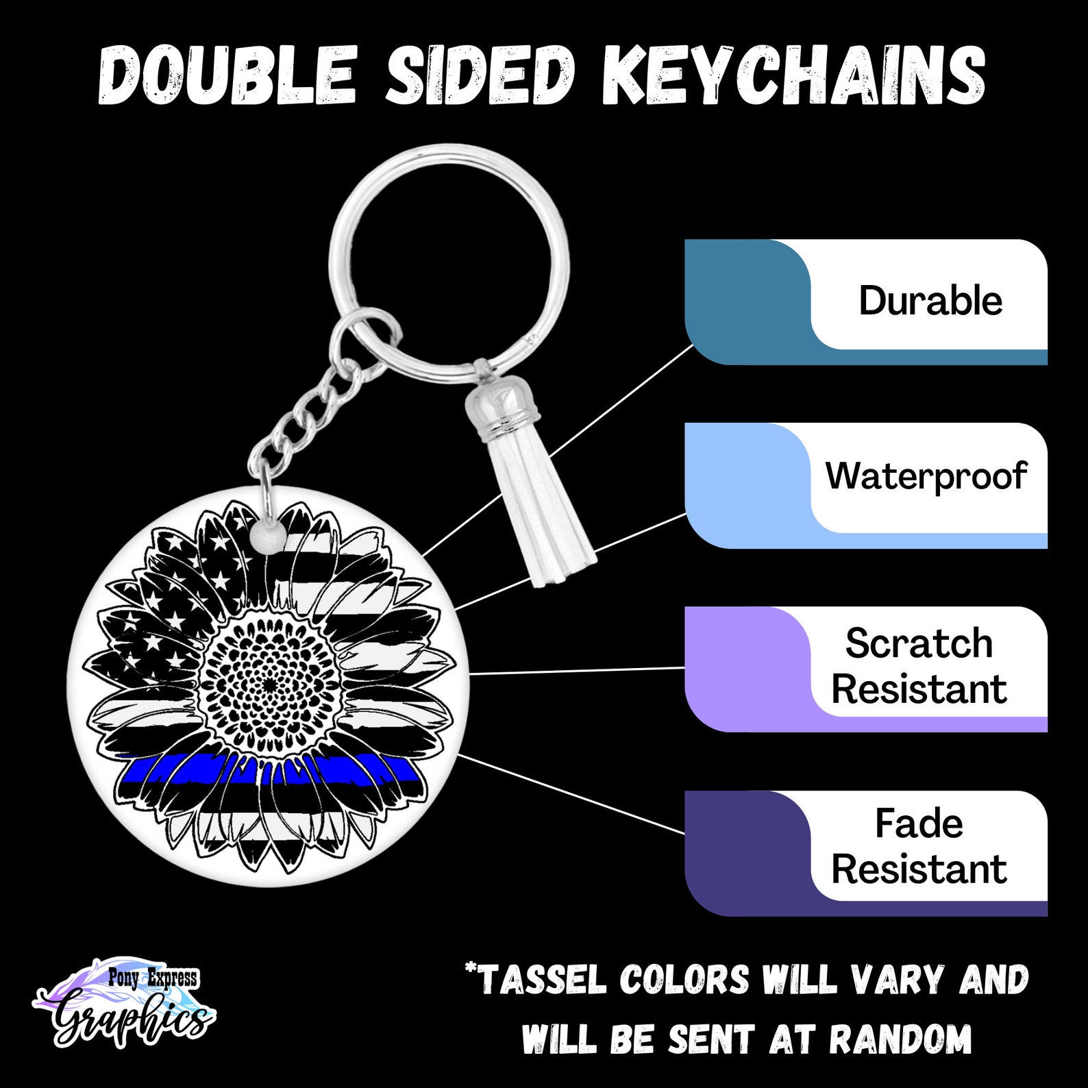 Custom Small Business Qr Code Keychain Double Sided Key Ring - Etsy
