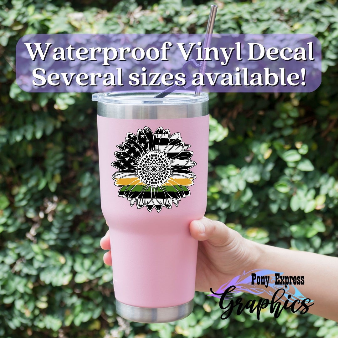 Thin Gold Line Decal, 911 Dispatcher Decal, Dispatcher Gift Women ...