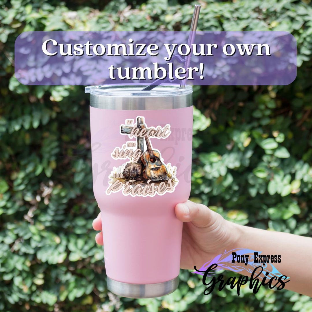 Sing Your Praises Bible Verse Sticker for Laptop, Faith Stickers ...