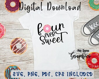 Four Ever Sweet Svg - Etsy