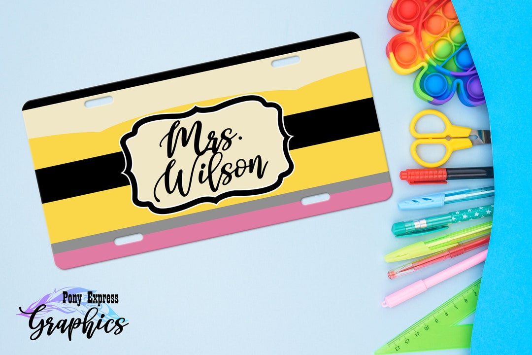 Personalized Teacher Sign for Classroom, Customized Daycare Teacher ...