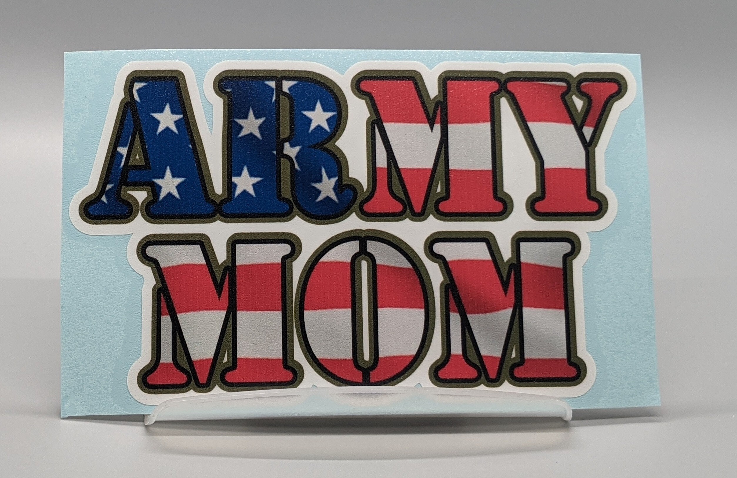Military mom car decal Proud Military Mom sticker american | Etsy