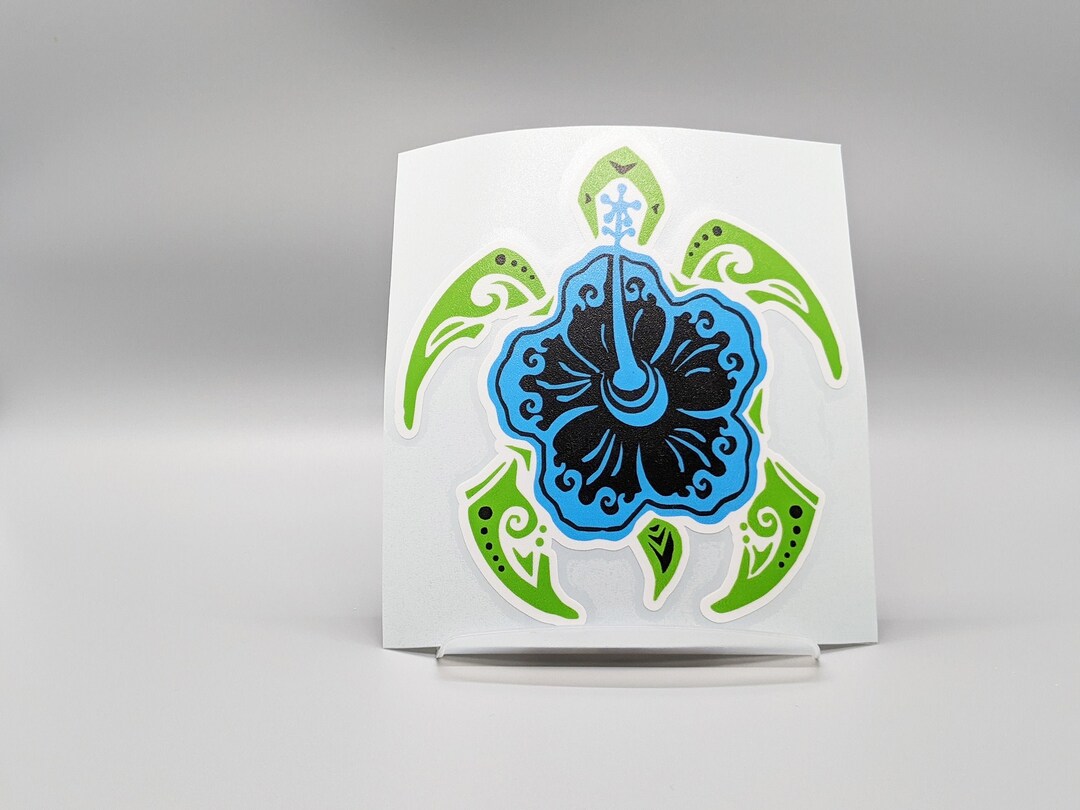 Leatherback Turtle Car Decal, Turtle Gift for Her, Sea Turtle Sticker ...