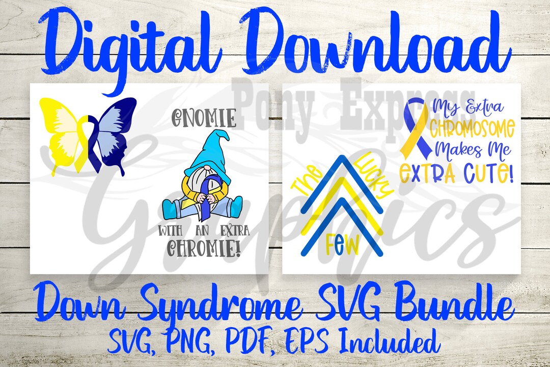 Down Syndrome SVG Bundle - Etsy