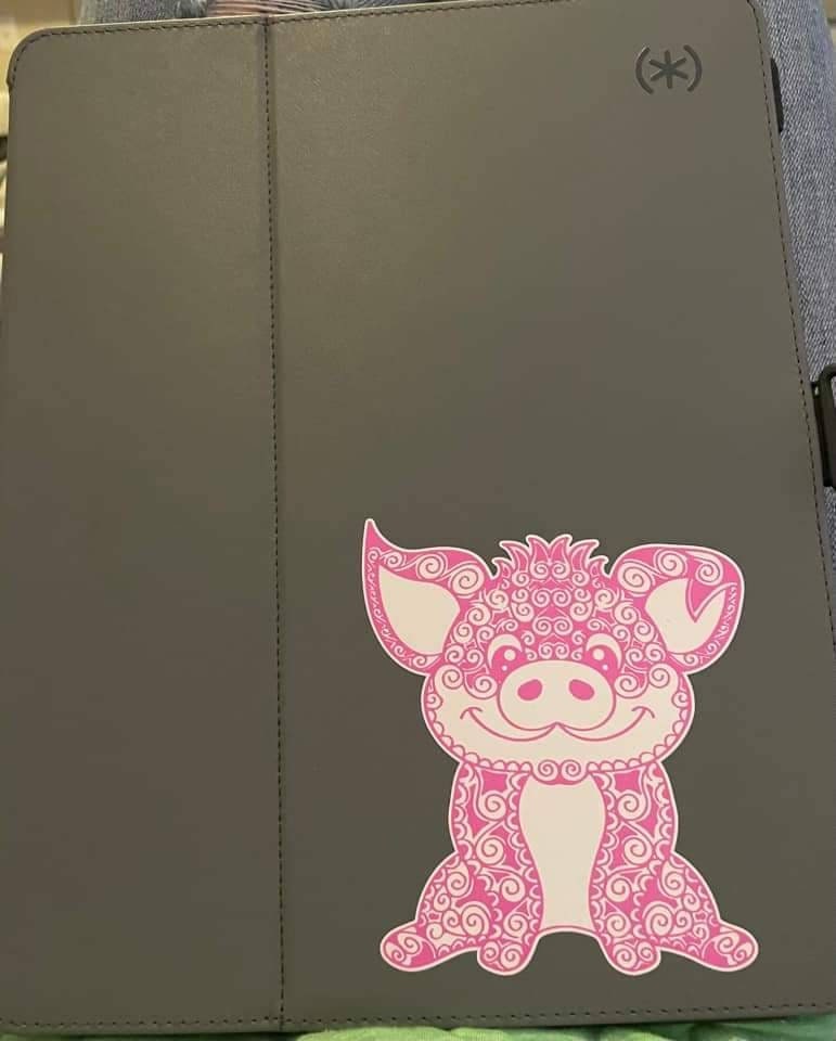 Pig Sticker for Car Mandala Animal Sticker Pig Gifts for Pig - Etsy