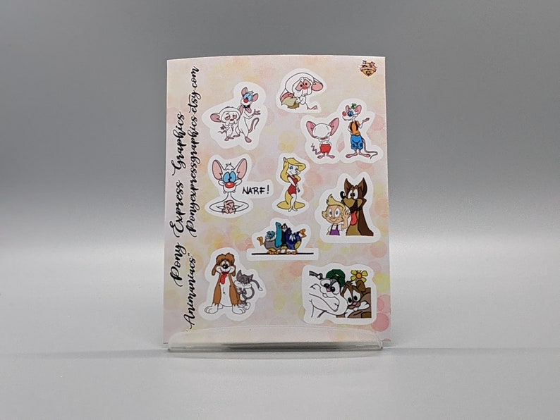 Animaniacs Sticker, Sticker Sheet Bundle Pack, Cartoon Stickers ...