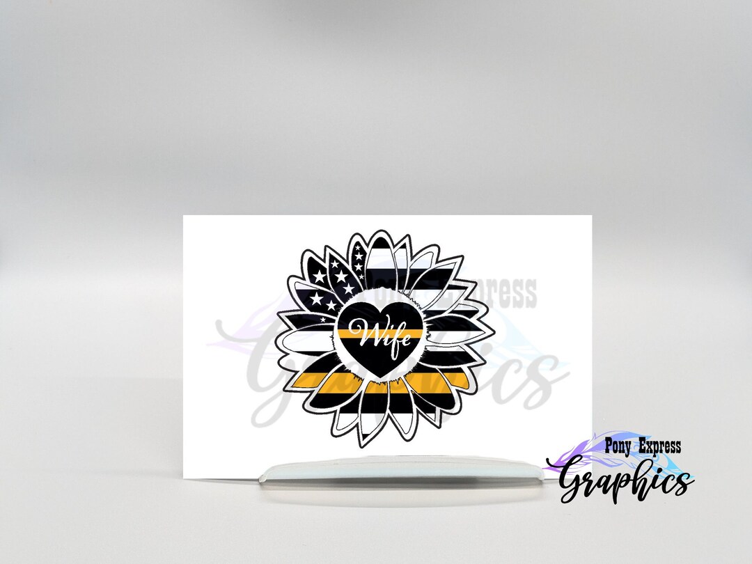Thin Gold Line Decal, 911 Dispatcher Mom Decal, Dispatcher Gift Women ...