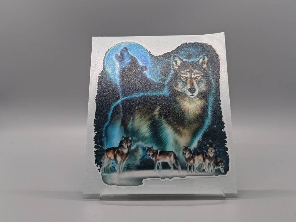 Wolf Car Decal Wolf Sticker Howling Wolf Vinyl Decal Wolf - Etsy