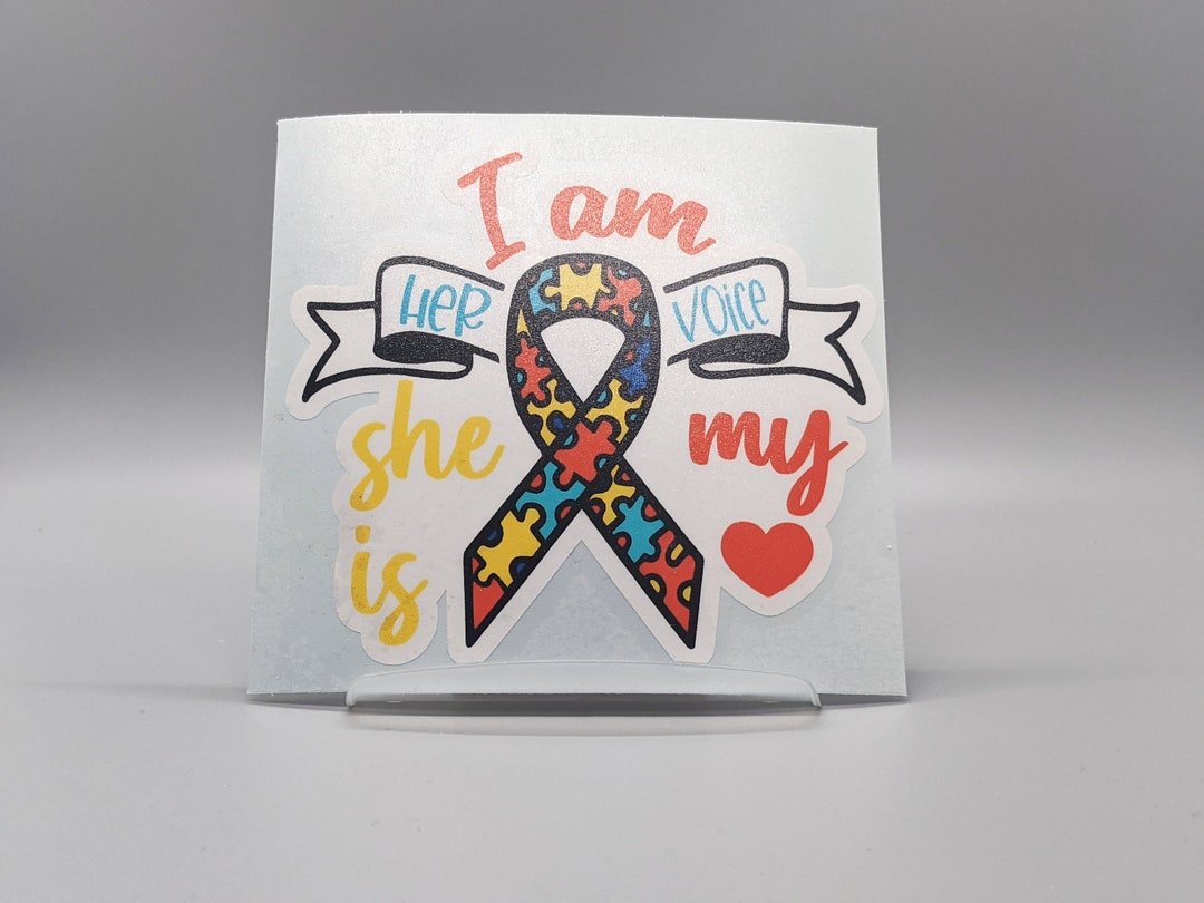 Autism Decal, Autism Awareness Decal, Awareness Ribbon Sticker, Autism ...