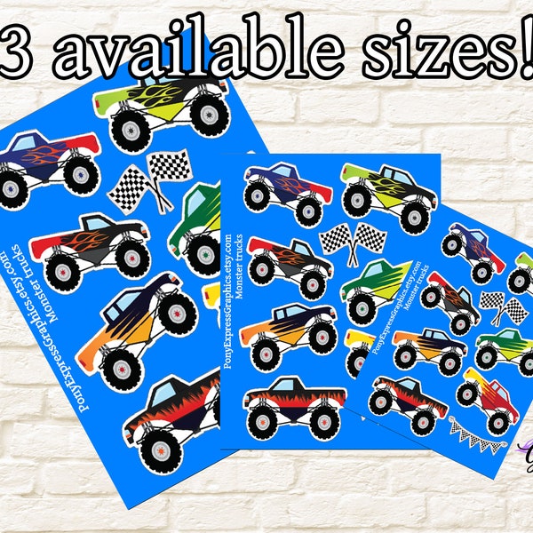 Happy Birthday Monster Stickers - Etsy