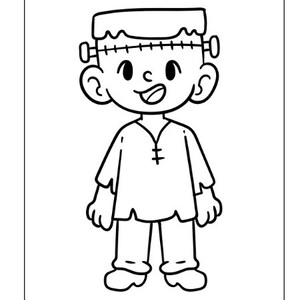 20 Page of Printable Halloween Coloring Pages - Etsy