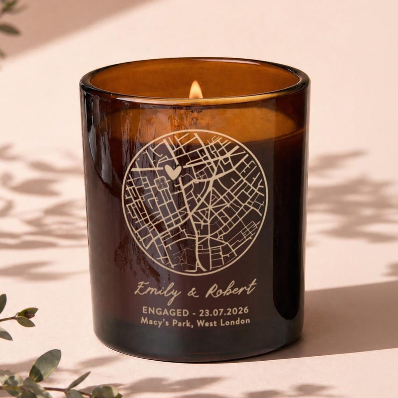Engraved Name Candle - Etsy