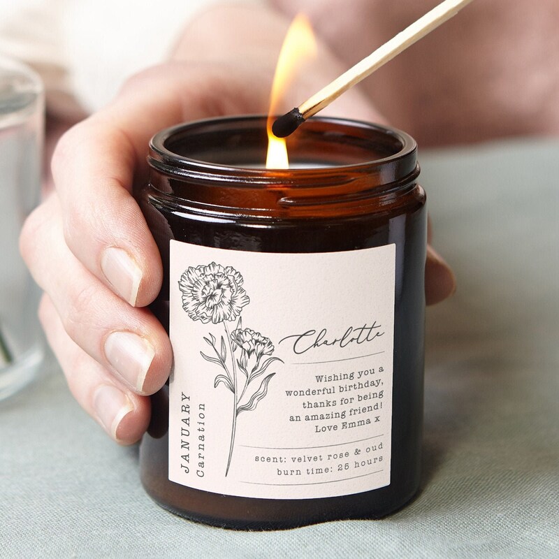 Personalized Candles - Etsy